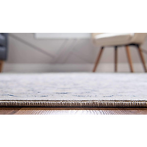 Unique Loom Oslo Collection Area Rug - Osterbro (10' x 13' 1" Rectangle, Beige/ Light Brown)
