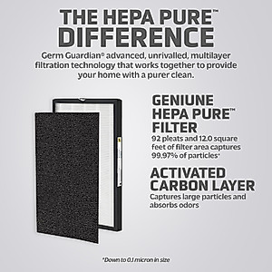 GermGuardian Filter N HEPA Pure Genuine Air Purifier Replacement Filter, Removes 99.97% of Pollutants GermGuardian Air Purifier AC5600, FLT5600