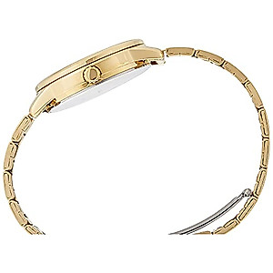 Casio #MTP-V002G-1B Men's Standard Analog Gold Tone Stainless Steel Date Watch