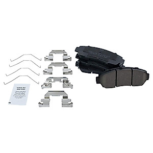 TRQ Front Premium Posi Ceramic Disc Brake Pads & Rotors Kit for Honda Odyssey