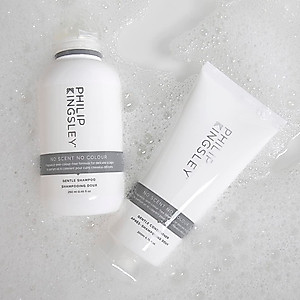 PHILIP KINGSLEY | No Scent No Color Gentle Shampoo | For Sensitive and Delicate Scalps | Sulfate-Free and Fragrance-Free | 8.4oz