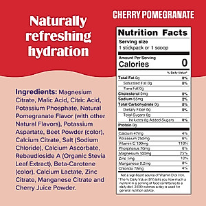 Ultima Replenisher Daily Electrolyte Drink Mix, Cherry Pomegranate, 30 Servings, 3.6 oz (Pack of 1)