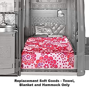 Barbie Replacement Parts Pop-Up Camper Playset - CJT42 ~ Replacement Soft Goods - Towel, Blanket and Hammock