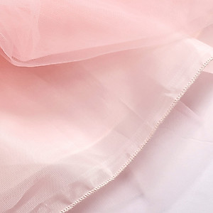 Kids Toddler Baby Girl Easter Outfits Bunny Sleeveless Dress Lace Tutu Skirt One Piece Mesh Summer Princess Sundress (Pink, 1-2T)