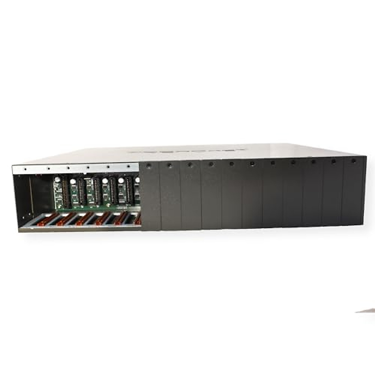 TRENDnet 16-Bay Fiber Converter Chassis System, Hot Swappable, Housing for up to 16 TFC Series Media Converters, Fast Ethernet RJ45, RS-232, SNMP Management Module, Lifetime Protection, TFC-1600