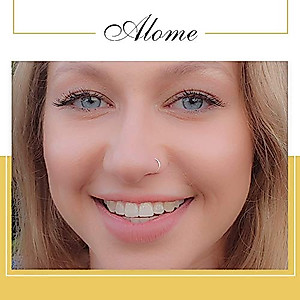 Tiny Silver Nose Ring hoop - 24 gauge snug Nose Hoop thin nose Piercings hoops - nose piercing rings