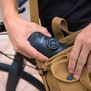 WACACO Nanopresso Portable Espresso Maker, Upgrade Version of Minipresso, 18 Bar Pressure, Small Travel Coffee Maker, Manually Operated. Perfect for Kitchen and Office