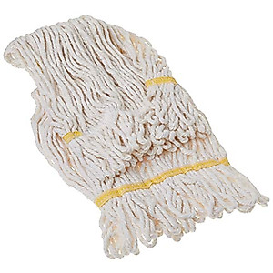 Genuine Joe GJOSWH1B, Narrow Band Blend Small White Mophead