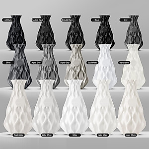 ERYONE PLA Filament 1.75mm, 3D Printer Filament PLA +/- 0.03mm, 1kg(2.2lbs)/Spool, White
