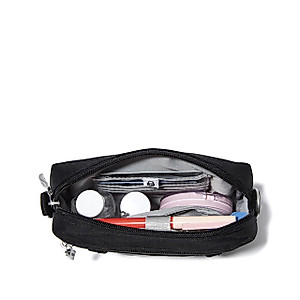 Baggallini Womens 2-in-1 2 in 1 Convertible Belt Bag, Black, One Size US