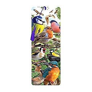 3D LiveLife Bookmark - Nature's Home from Deluxebase. A Bird book marker with lenticular 3D artwork licensed from renowned artist David Penfound