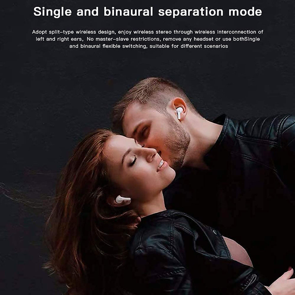 Wireless Earbuds,Bluetooth 5.2 Touch Control Built in Mic Ear Buds Noise Cancelling Air Buds Headphones with 48Hrs Charging Case Waterproof Deep Bass Headset for iPhone Samsung Android in-Ear Earbuds