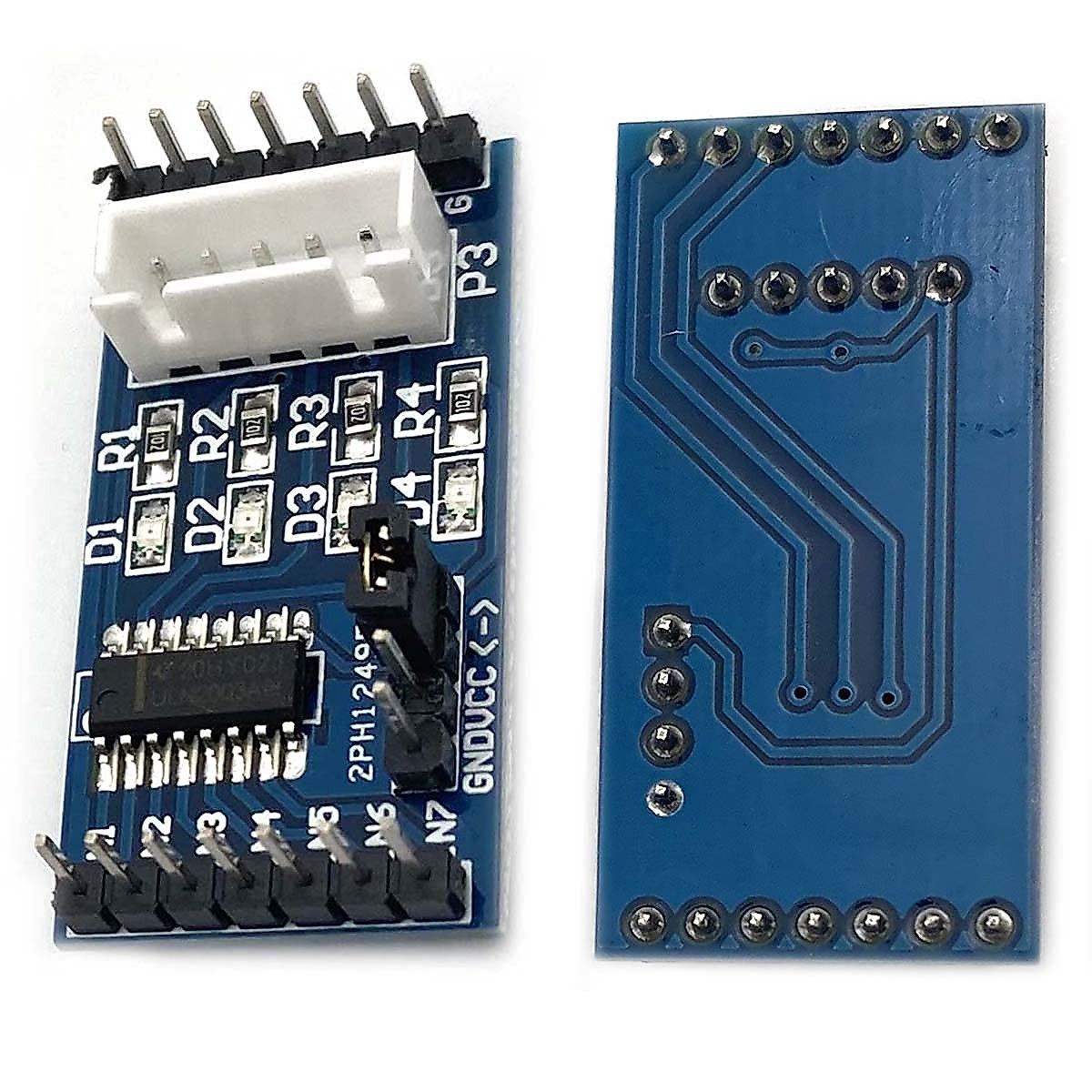 Kiro&Seeu DC5V 28BYJ-48 Stepper Motor with ULN2003 Drive Boards Blue Compatible with Arduino (5V)