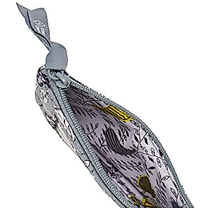 Vera Bradley Women's Cotton Zip ID Case Wallet, Plaza Tile - Recycled Cotton, One Size