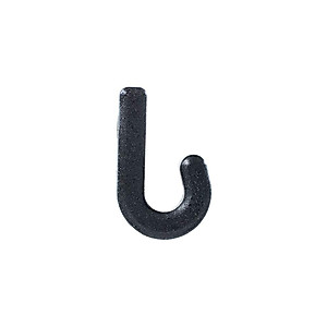 Lashing Hook for Kayak, Canoe, Boat, Paddle Board - Black Nylon - 10 Pack
