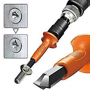 ANEX Manual Impact Driver Set for Broken Screw and Frozen Screw, Stripped Screw Extractor Set, Made in JAPAN (M3-6 Screw Remover)