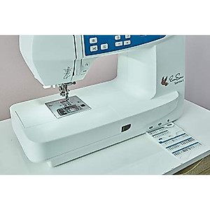 EverSewn Sparrow X Next-Generation Sewing and Embroidery Machine-Customize Designs and Monitor Projects from Your Smart Device, White