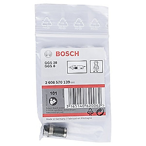 Bosch 2608570139 Collett without Locking Nut for GGS Grinder, 1/8", Black/Silver