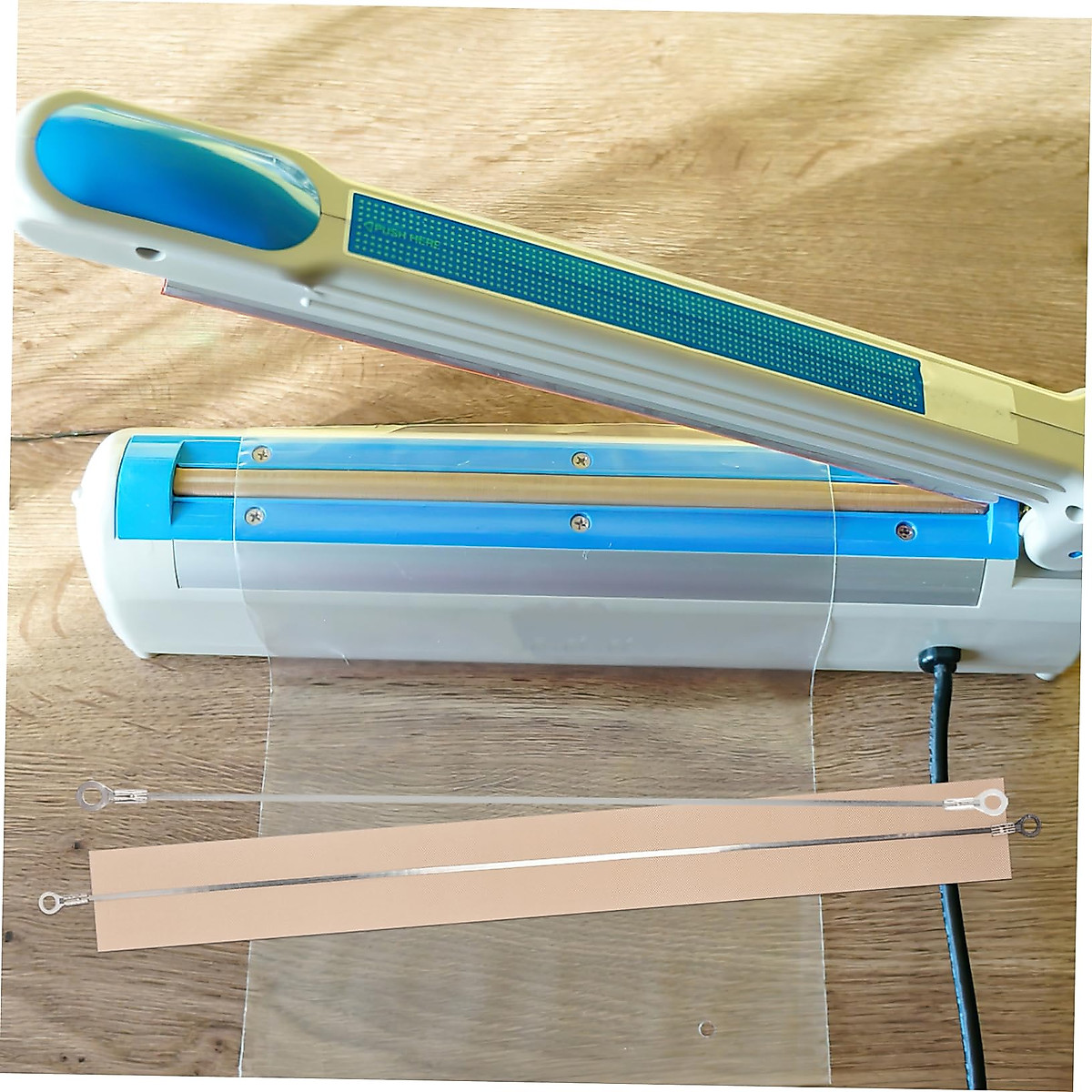 Kichvoe Sealer Replacement Element Grip 4pcs Impulse Sealer Heating Element Service Spare Repair Parts Heat Seal Strips Sealing Machine Accessory