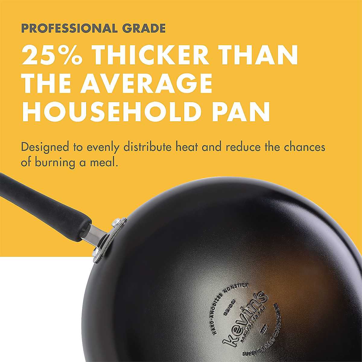 Kevin's Natural Foods Clean Pan 12" Fry Pan with Cover