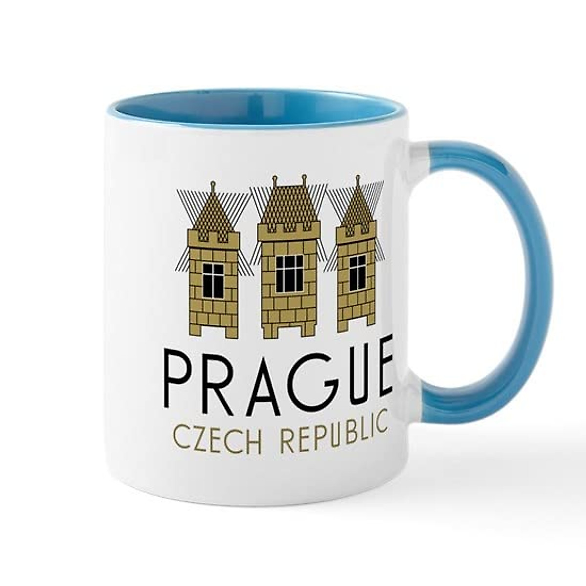 CafePress Prague Mug Ceramic Coffee Mug, Tea Cup 11 oz