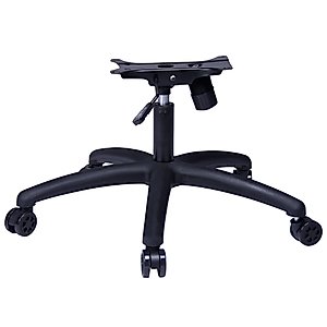 Yoogu 25 inch 320 lbs Heavy Duty Gaming Office Chair Base Replacement Swivel Chairs Part Set with Bottom Plate Stand Cylinder and Casters