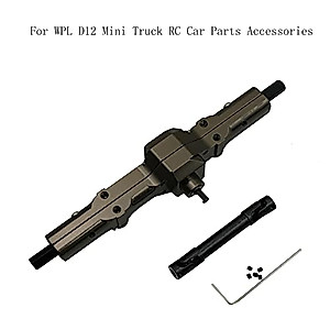 D12 for & Shaft Rear Set Axle Drive Metal WPL Gear Truck Mini Differential Camera Drone Accessories Hs190 Mini Drone (AS Shown, One Size)