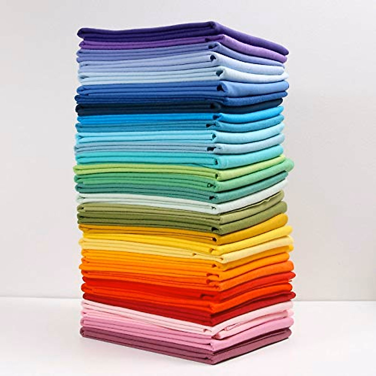 Felt -White, Wool Felt, Wool Blend Felt, Felt Yards, Felt Yardage, Felt by The Half Yard, Felt Sheets, 1/2 Yard, Merino Fabric