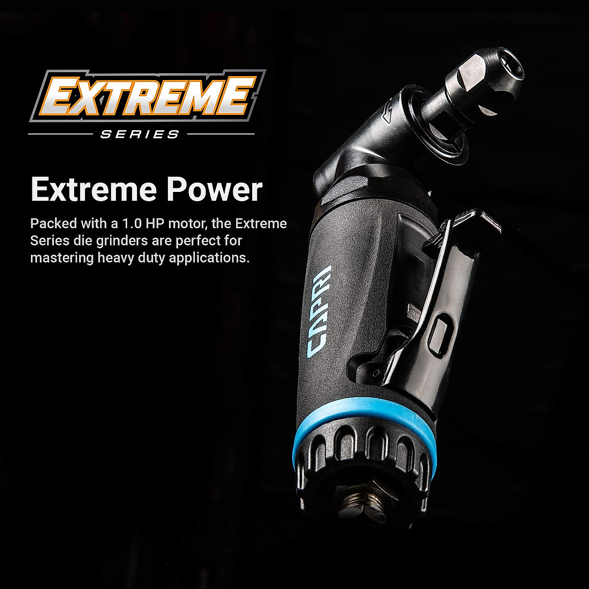 Capri Tools 1/4 in. 1 HP Air Die Grinder Set