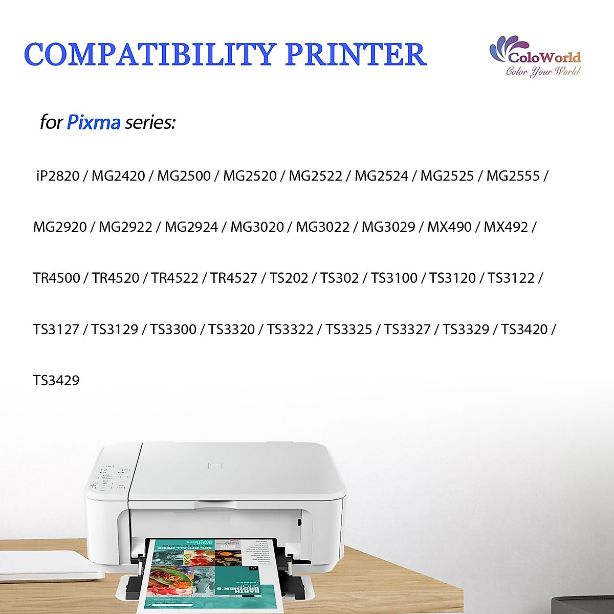 ColoWorld Remanufactured Ink Cartridge Replacement for Canon 245XL PG-245XL PG-243 245 XL (1 Black) Used for Pixma TS3122 MX490 MX492 TR4522 TR4520 MG2522 MG2922 MG2520 TS3322 IP2820 MG2500 Printer