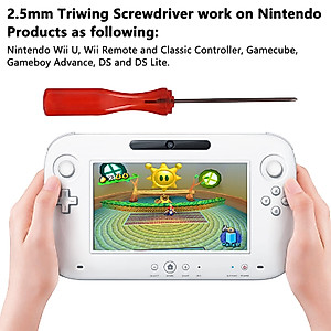 Video Game Repair Kit, Triwing (Y) 1.5 2.5 3.0 and Phillips PH00 Screwdriver Set, Repair Tool Kit for Nintendo Products for Switch, Wii, DS, DS Lite, DS XL, 3DS, GBA SP NDS