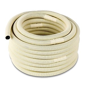 Forestchill 50 Ft AC Drain Hose for Mini Split Air Conditioner Ductless Heat Pump, 5/8" I.D Universal Mini Split Drain Hose Pipe Line, Flexible and UV Resistant Air Conditioner Accessories