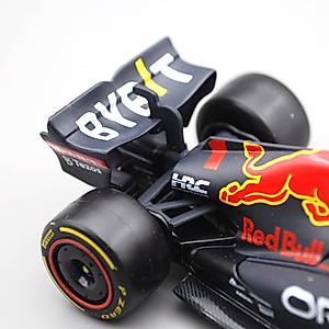 XTD Bburago 1:43 New 2022 F1 Red Bull Racing RB18 1# Verstappen 11# Perez Special Paint Formula One Alloy Super Toy Car Model (RB18 #1 Acrylic Box) White