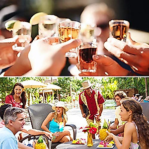 6 Shot Glass Dispenser and Holder, Wine Decanter and Bar Shot Dispenser with 6 Pcs Acrylic Cup, Cocktail Dispenser, Dispenser for Filling Liquids, Carrier Liquor Dispenser Drinking Tool for Party