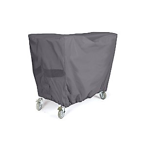 Covermates Outdoor Serving Cart Cover - Water Resistant Polyester, Drawcord Hem, Mesh Vents, Patio Furniture Table Covers, 50W x 30D x 34H, Charcoal