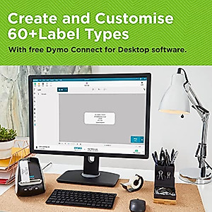DYMO LabelWriter 550 Label Printer | labelmaker with Direct Thermal Printing | Automatic Label Recognition | Prints Address Labels, Shipping Labels, Barcode Labels and More | EU Plug