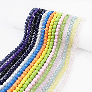 450pcs 8mm Glass Beads for Bracelet Making,15 Colors DIY Gemstone Crystal Beads,Jewelry Making Kit Healing Round Beads for Friendship Bracelet