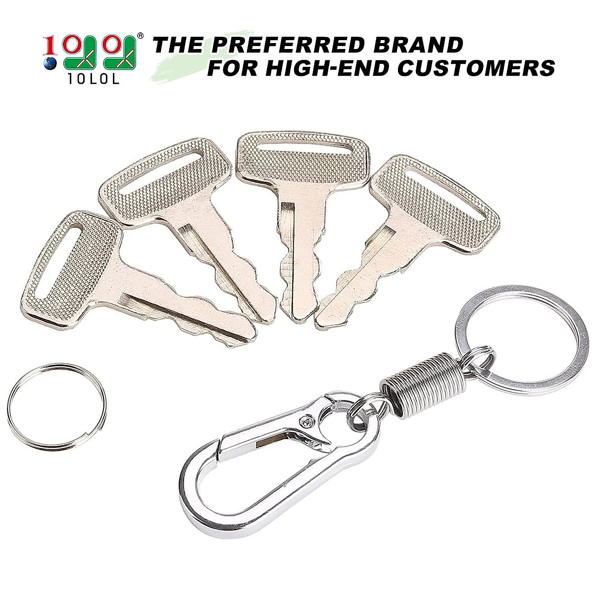 10L0L 4 Pack Ignition Keys for Yamaha G14 G16 G19 G20 G21 G22 G29 Drive Electric Golf Cart, Replace OEM JU2-H2511-00