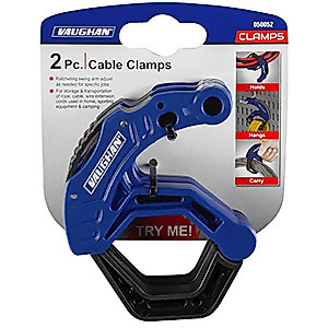 Vaughan - 2PK Cable Clamps 3" x 3", Hand Tools, Clamps, Misc (050052)