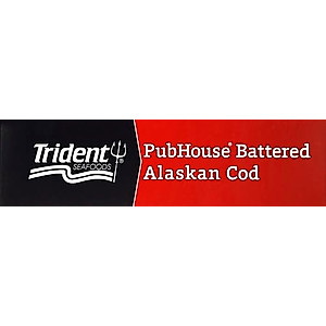 Trident Seafoods - Pub House Battered Cod - 12 oz, Frozen - Wild Caught Alaska Cod - 11g of Protein and 780mg of Omega-3 Per Serving - Made from Whole Fillets - Certified Sustainable