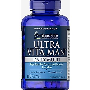 Puritans Pride Ultra Vita Man Time Release, 180 Count
