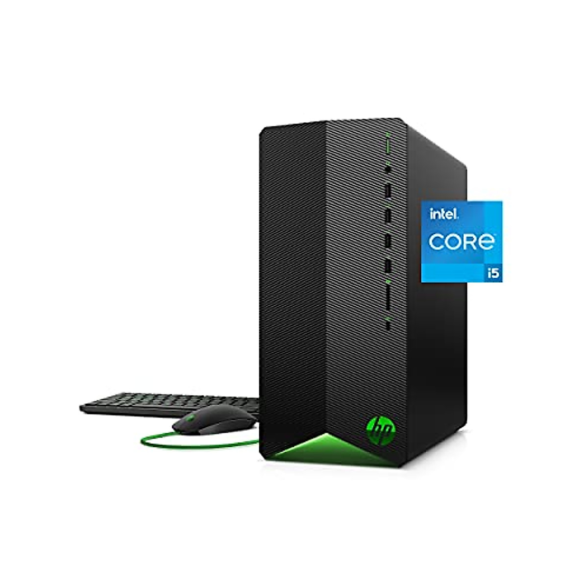 HP Pavilion Gaming PC, NVIDIA GeForce GTX 1650, 11th Gen Intel Core i5-11400F Processor, 8 GB RAM, 512 GB SSD, Windows 11, Wi-Fi 5 & Bluetooth 4.2, 9 USB Ports, Pre-Built PC (TG01-2040, 2021)