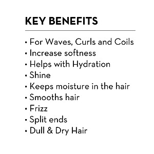 Vernon François Conditioner For Curly Hair - Natural Silicone Free Conditioner Spray with Coconut and Castor Oil Blend to Nourish Curls 6.8oz