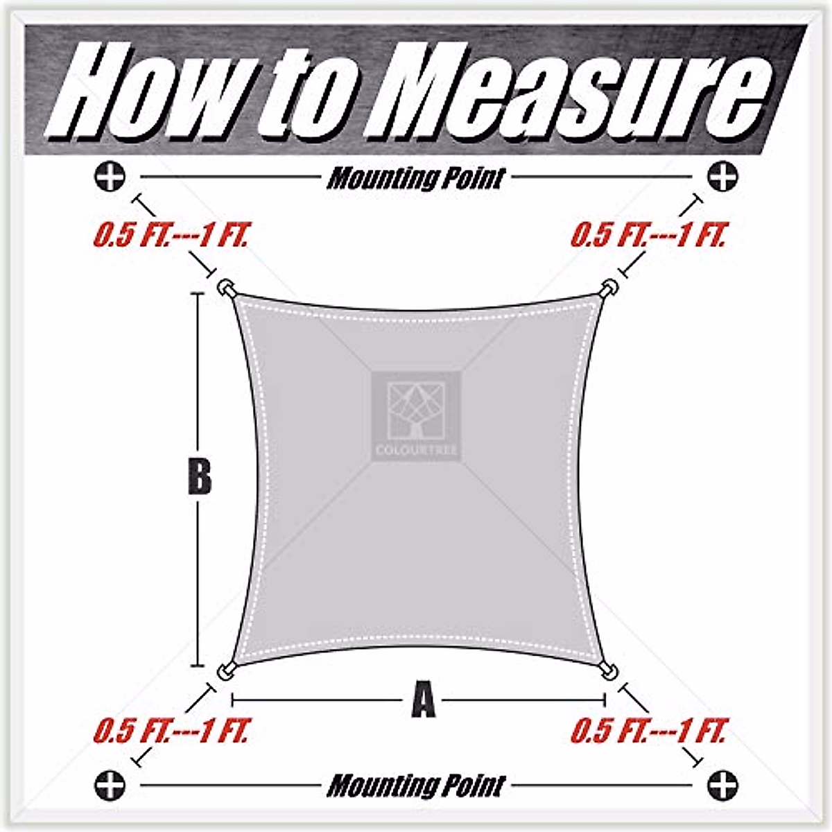 ColourTree 10' x 20' Beige Sun Shade Sail Rectangle Canopy Fabric Cloth Screen, Water Permeable & UV Block UPF50, Heavy Duty, Carport Patio Outdoor - (We Customize Size)