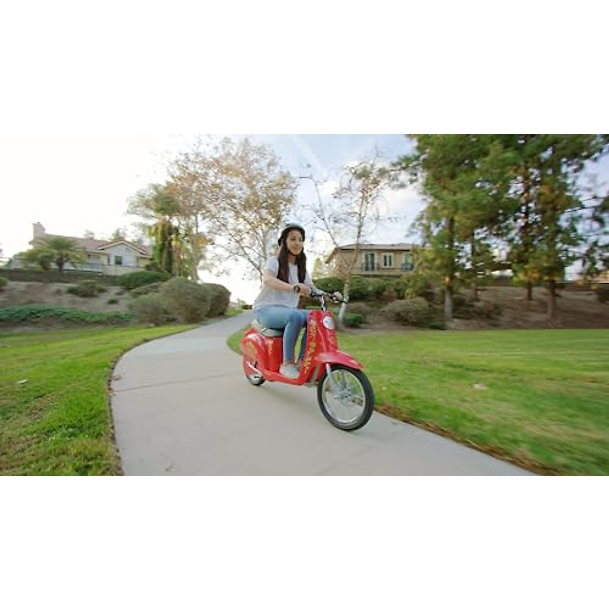 Razor Pocket Mod Bellezza - 36V Euro-Style Electric Scooter for Ages 14 and Up, Up to 70 min Ride Time, 16" Air-Filled Tires