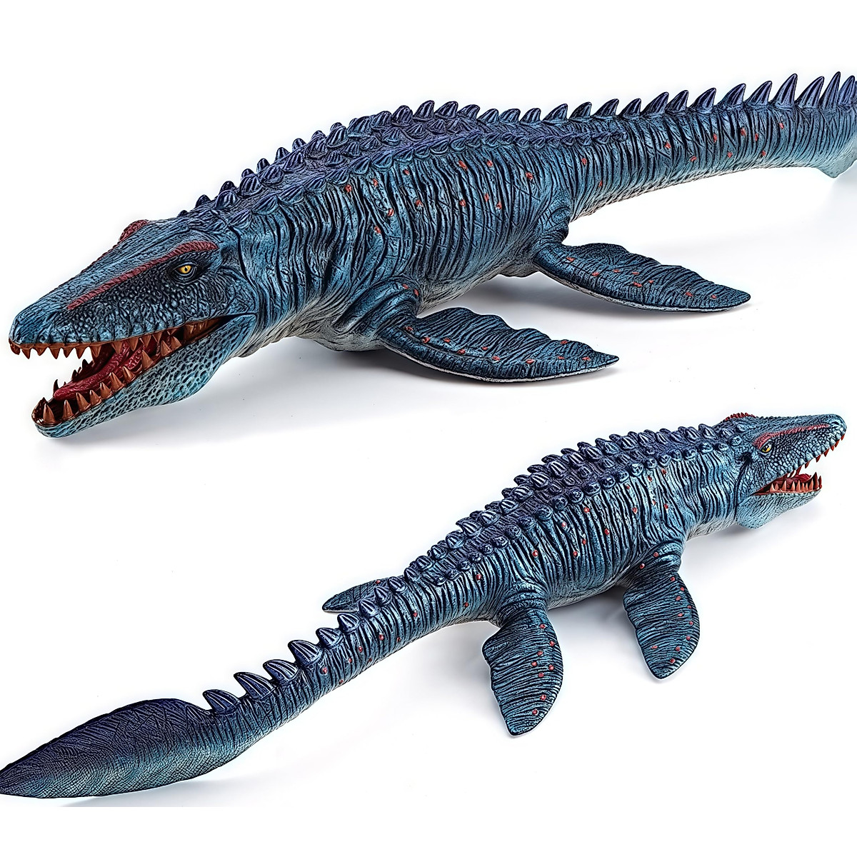 Gemini&Genius Dinosaur Toy, Mosasaurus Action Figure, Reptile Animal Toy, Great Gift, Collection, Cake Topper, Role-Play, Storytelling Prop, Party Supplie, Room Decor for Kids