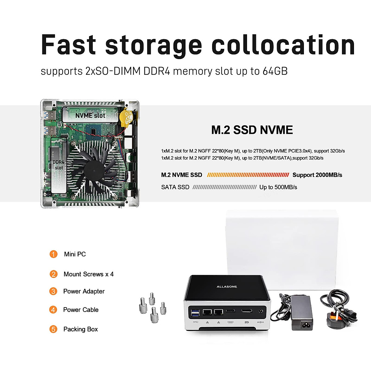 ALLASONE Mini PC Windows 11 Pro Core i7-1165G7,Mini Computer Dual LAN,32GB DDR4 RAM 512GB M.2 NVME SSD,Micro Computer USB3.0 HDMI DP, Dual Band WiFi BT 4.2