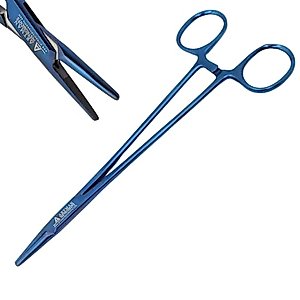 Mayo Hegar Needle Holder 7" Surgical Needle Driver with Tungsten Carbide Blue Plasma Inserts by ARTMAN INSTRUMENTS
