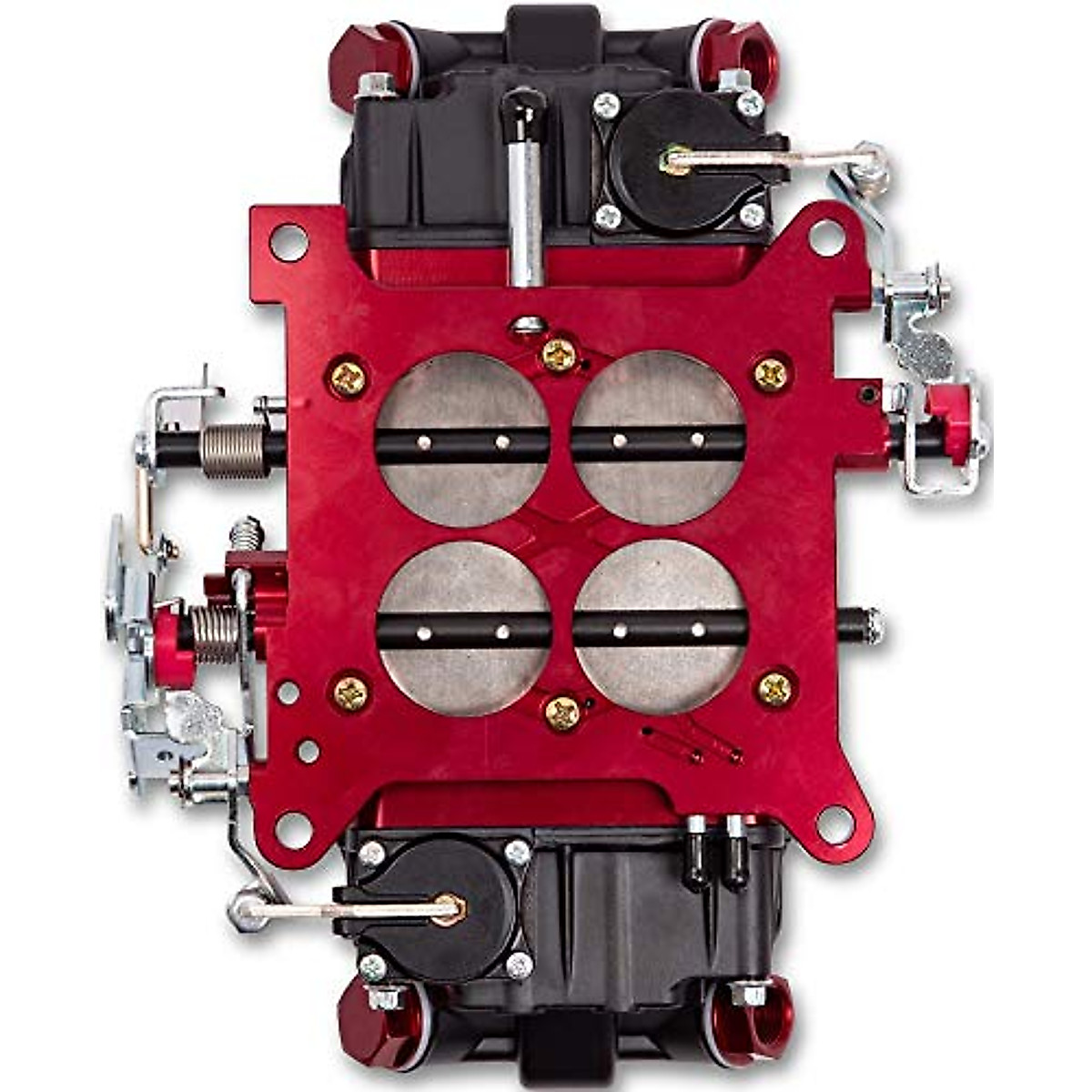 NEW HOLLEY QUICK FUEL 750 CFM BRAWLER RACE CARBURETOR,RED BILLET,BLACK, MECHANICAL SECONDARIES,COMPATIBLE WITH 4150 MODELS