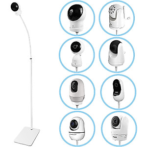 HOLACA 35 inch or 63 inch Floor Stand for Infant Optics DXR-8/DXR-8 Pro,eufy Baby Monitor,Vava/Hipp and Nooie Baby Monitor,Owlet and Motorola Baby Monitor, for Any Other Cameras with 1/4 Screw Mount